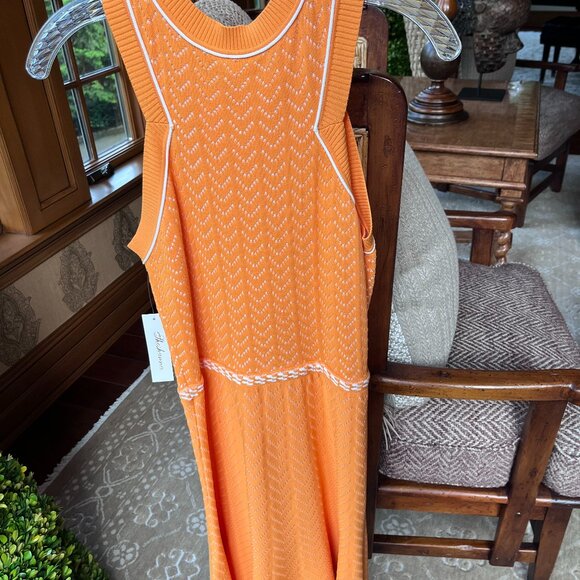 Shoshanna | Dresses | Shoshanna Orange Mini Dress | Poshmark